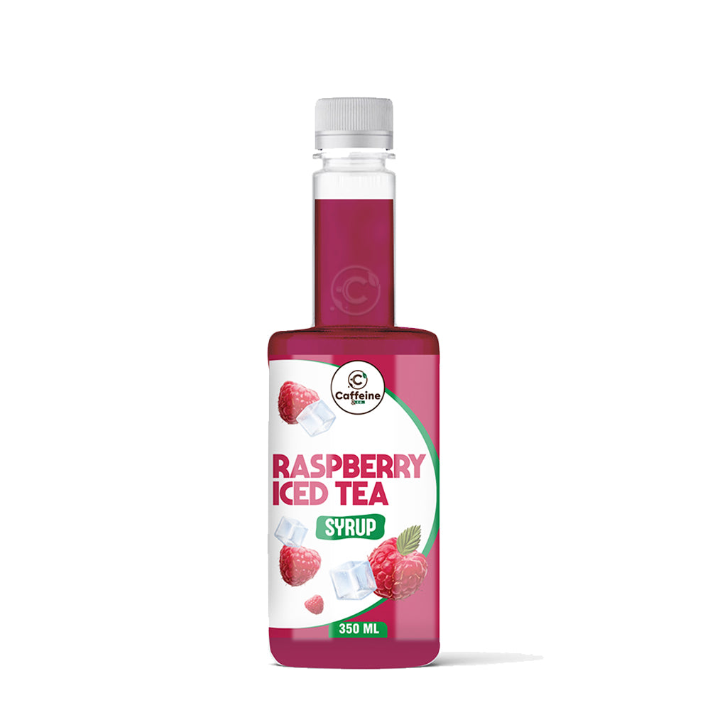 Caffeine & Co Raspberry Iced Tea Syrup – Caffeine & Co.